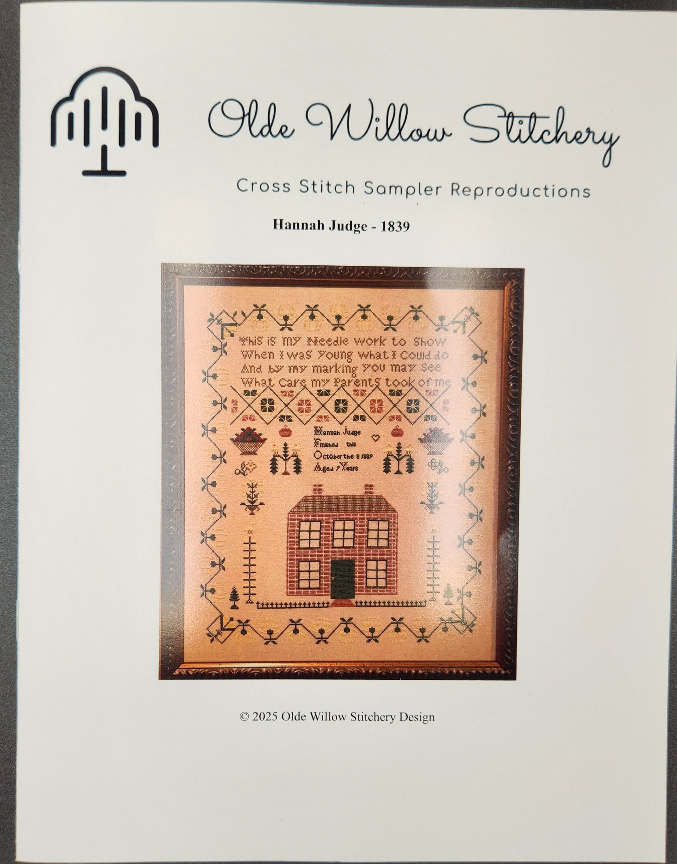 Hannah Judge - 1839 – Little Creek Needleworks